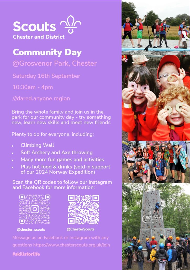 Community Day Poster 2023 | Chester and District